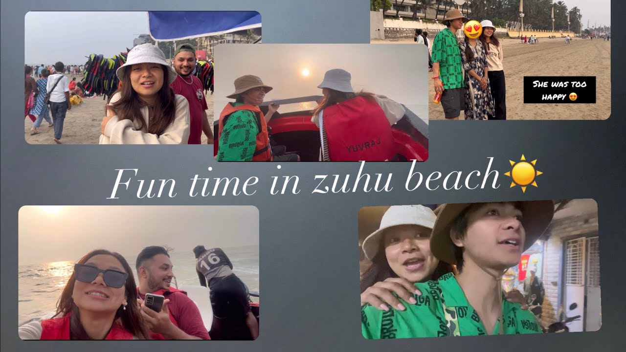 FUN TIME IN ZUHU BEACH 😍🌊 - YouTube