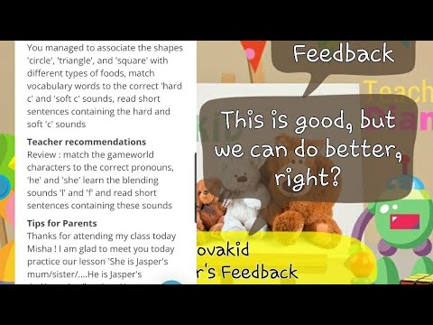 How do I make a lesson memo or feedback in Novakid? By Teacher Diana ...