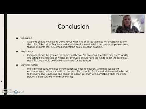 Sociology Final Project: Conclusion/References - YouTube