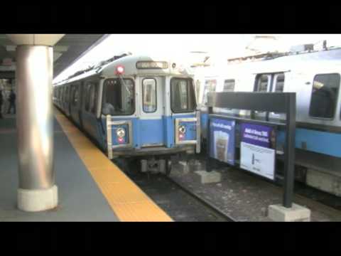 MBTA Tribute to Blue Line Hawker Siddeley 0600s - YouTube