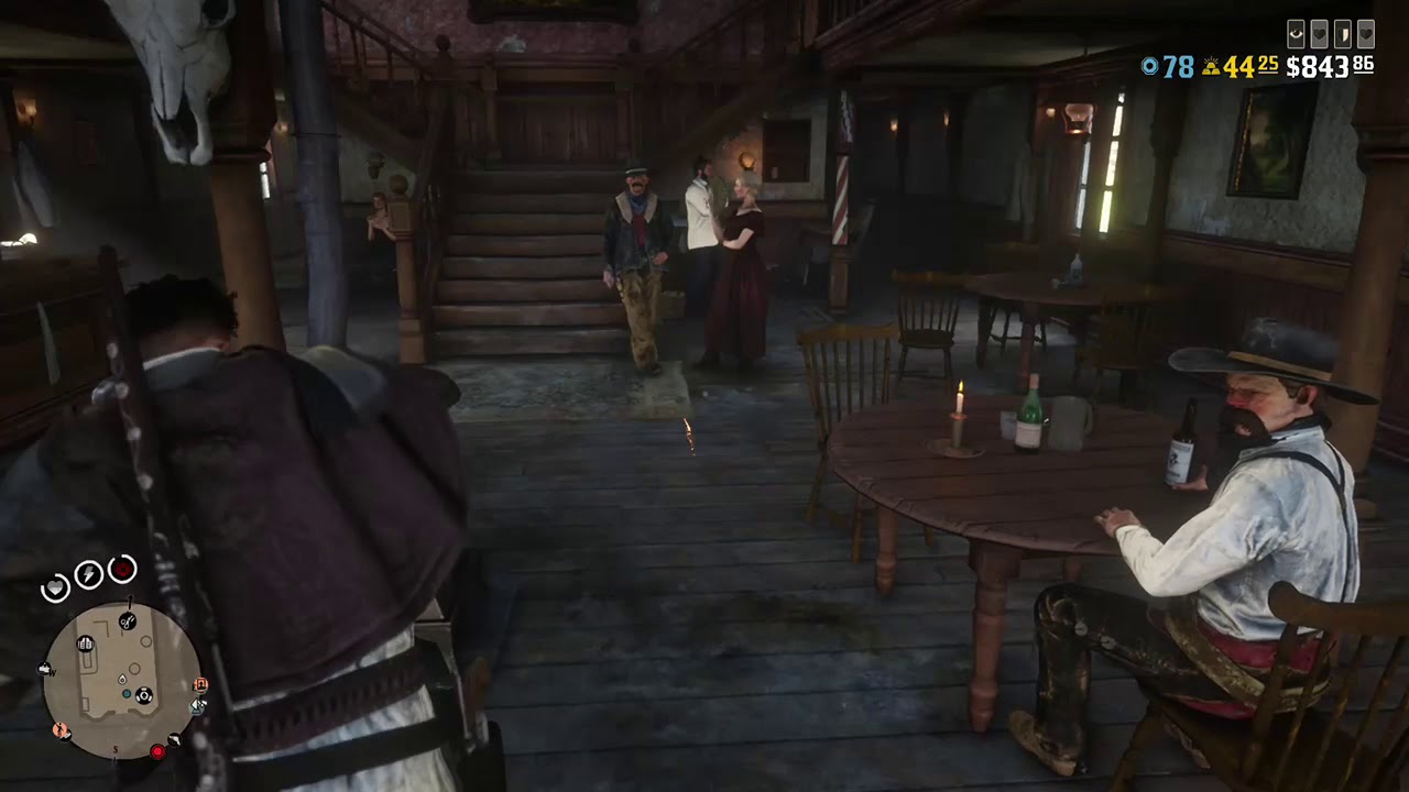 RDR2 Absolute Obliteration of Woman Filing Her nails in Valentine ...