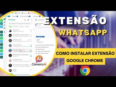 Como Instalar a Extensão ConversAI no Google Chrome - Whatsapp Web