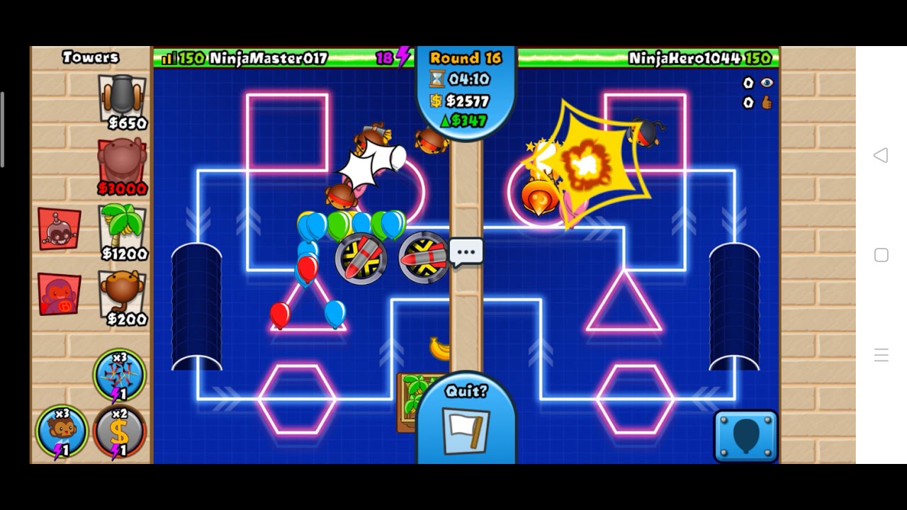 my first episode of btd battle - YouTube