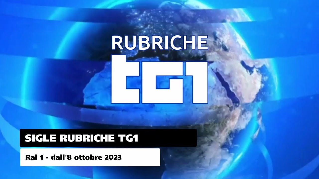 Sigla rubriche TG1 | dall'8 ottobre 2023 - YouTube