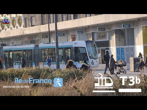 Paris Tram | Tramway T3b, Rosa Parks - YouTube