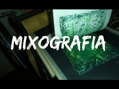 mixografia - técnicas del grabado -estampa- - YouTube