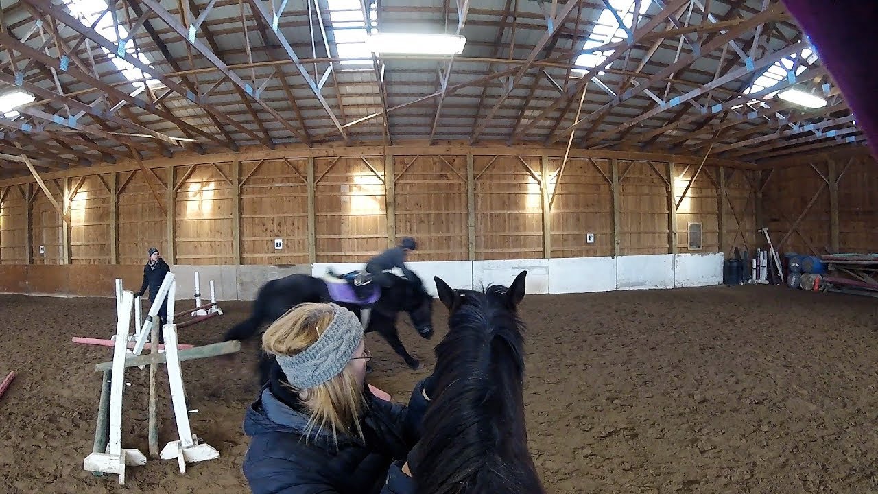 WATCHING SOMEONE FALL OFF IN MY LESSON! AND WHAT IT'S REALLY LIKE TO ...