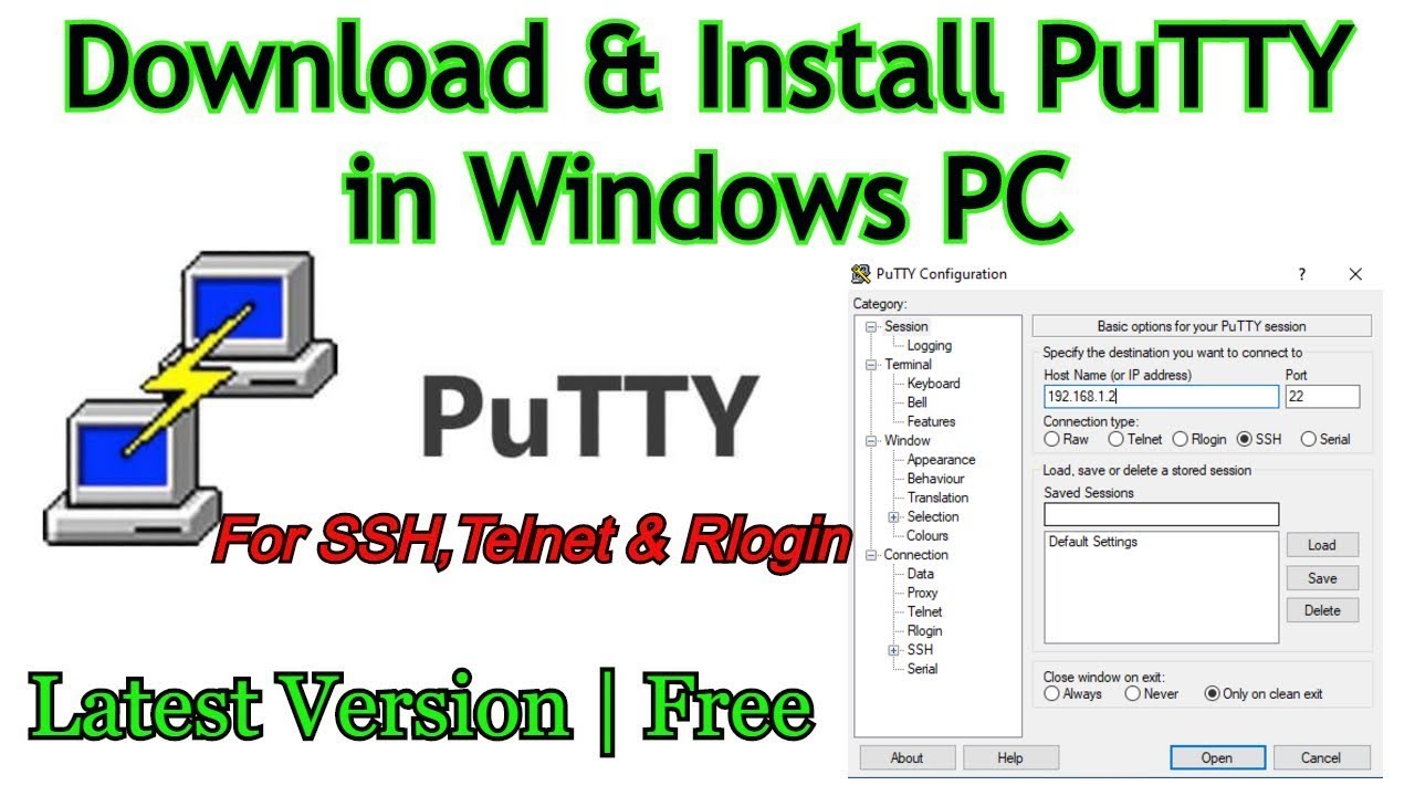 How to download and install putty - YouTube
