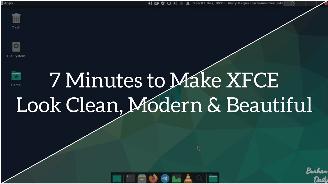 7 Minutes to Make XFCE Look Clean, Modern & Beautiful (Manjaro OS, XFCE ...
