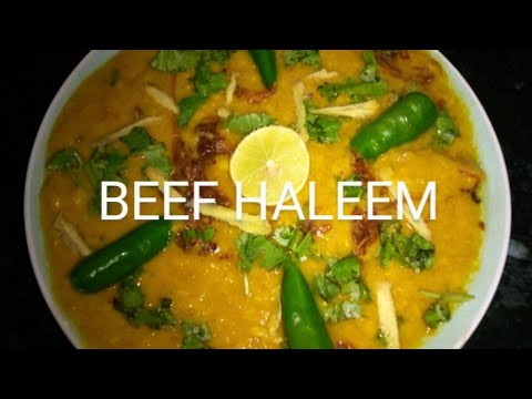 HOW TO MAKE PERFECTE HALEEM(DALEEM) RECIPE /BEEF HALEEM RECIPE/HALEEM ...
