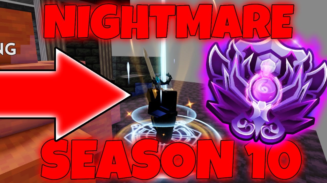 I Got NIGHTMARE Rank In Season 10 Roblox Bedwars! - YouTube