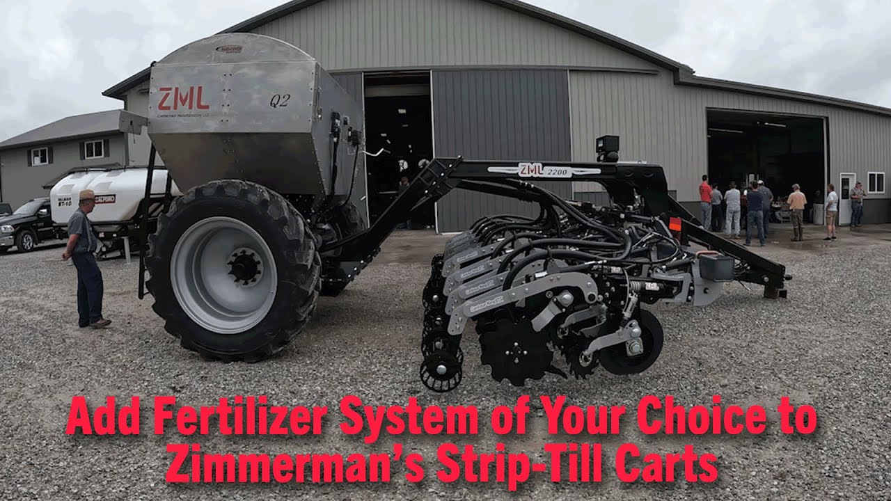 Add Fertilizer System of Your Choice to Zimmerman’s Strip-Till Carts ...