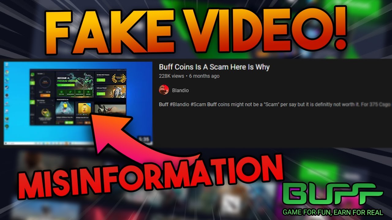 This guy is spreading FAKE information about BUFF! - YouTube