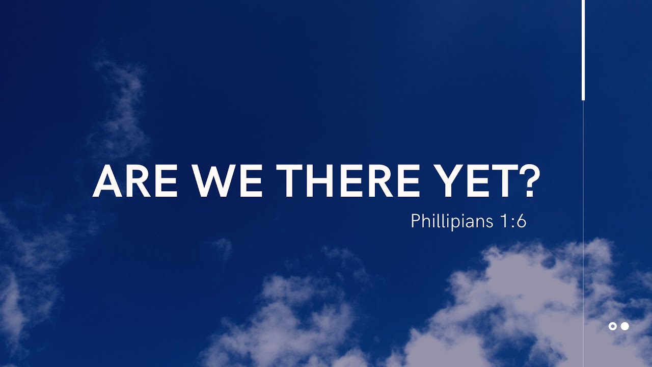 2020.03.22 "Are We There Yet?" Pastor Jathan Maricelli - YouTube