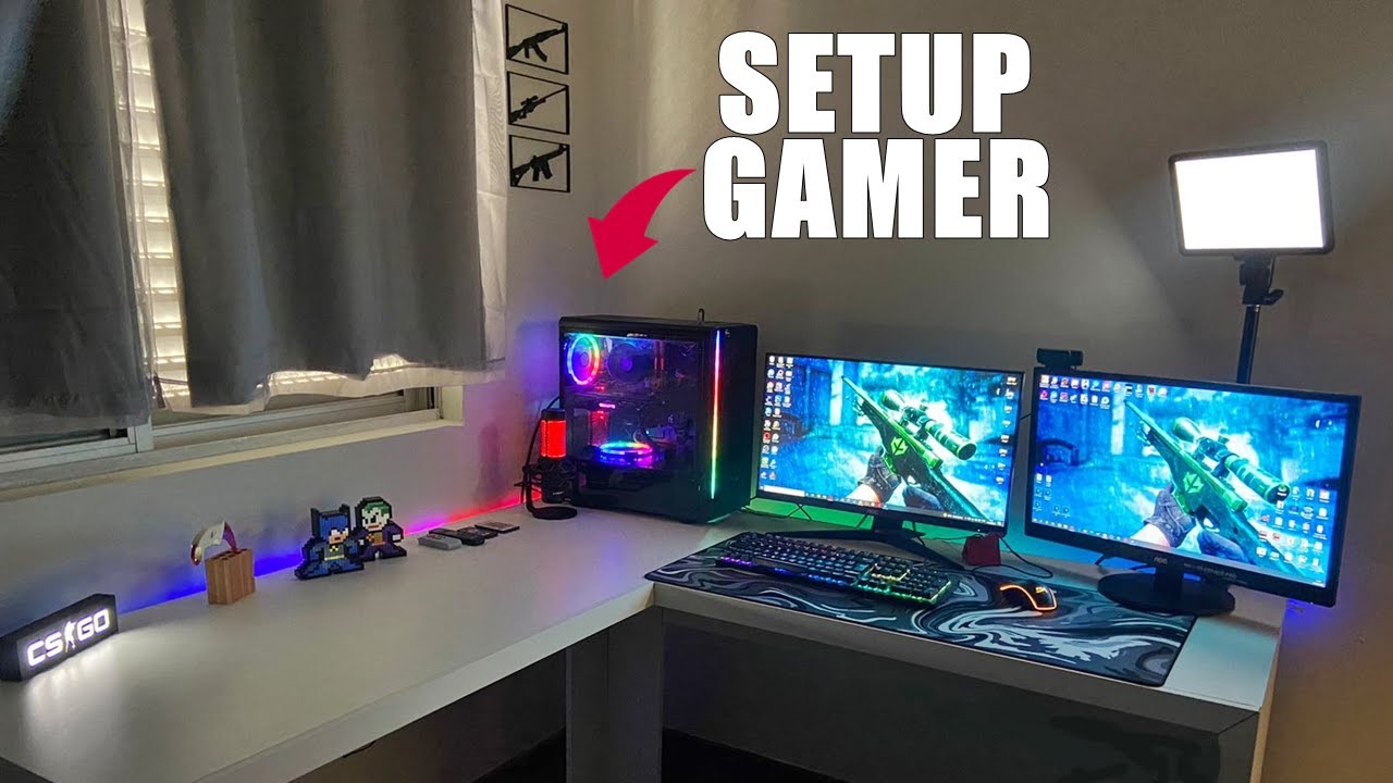 MEU NOVO SETUP GAMER BARATO - 2022 - YouTube