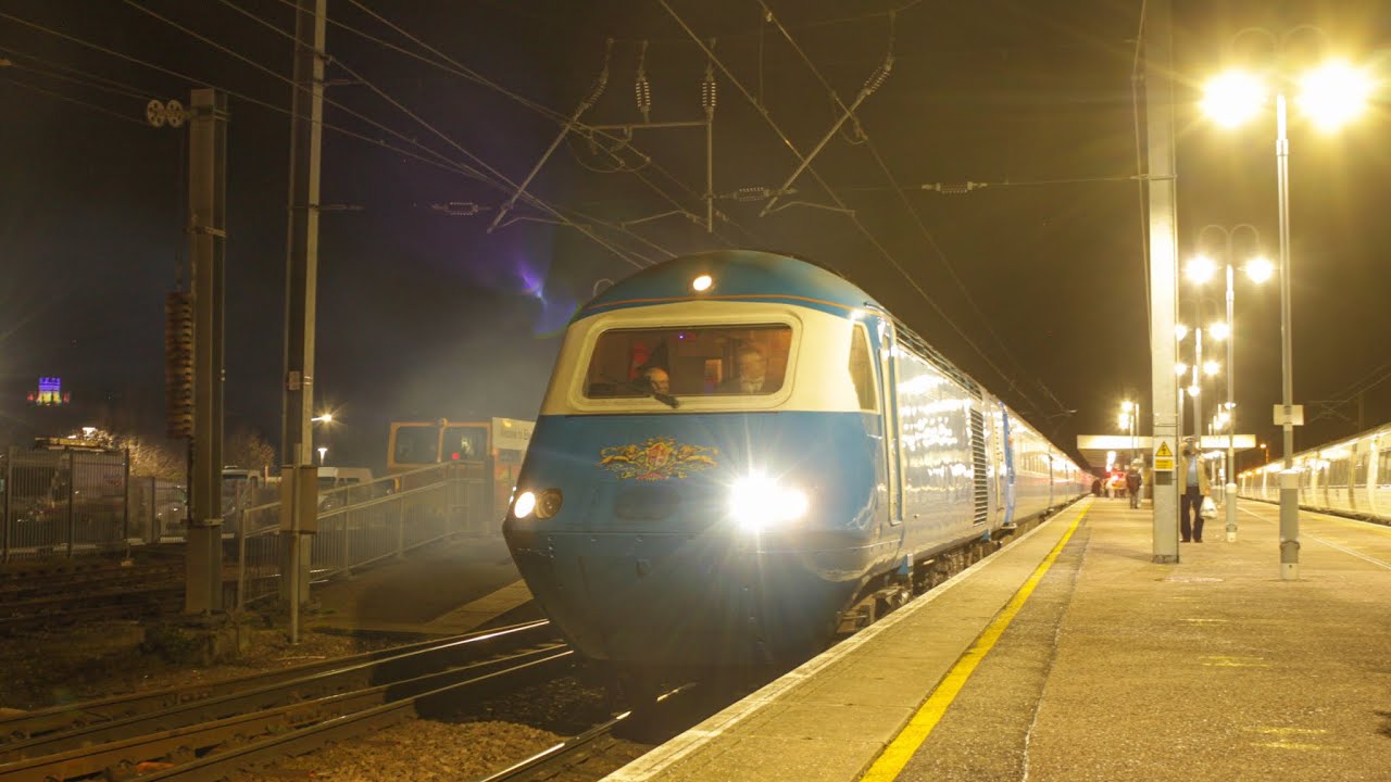 Blue Pullman HST 43055 + 43059 Depart Ely On ‘The Whitby Jet’ | 09/03 ...