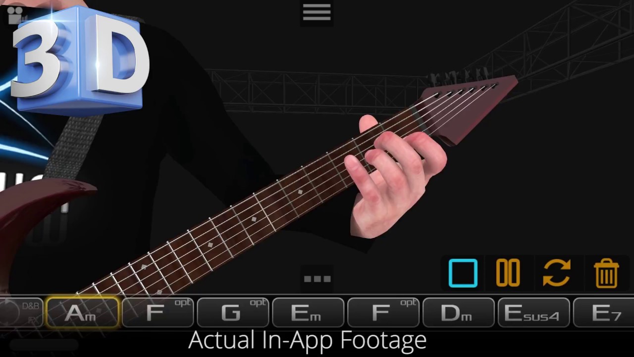 Guitar 3D - Virtual Guitarist App for iPhone & iPad - Chord, strumming ...