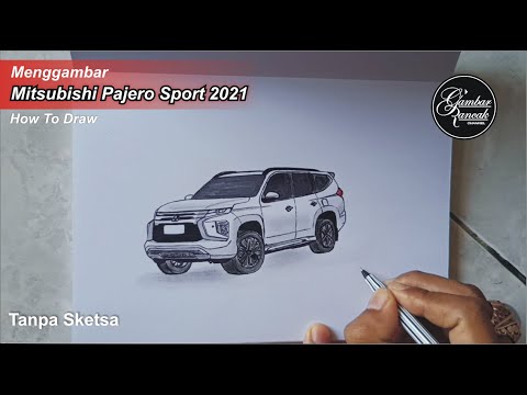 Menggambar Mitsubishi Pajero Sport 2021 | How To Draw - YouTube
