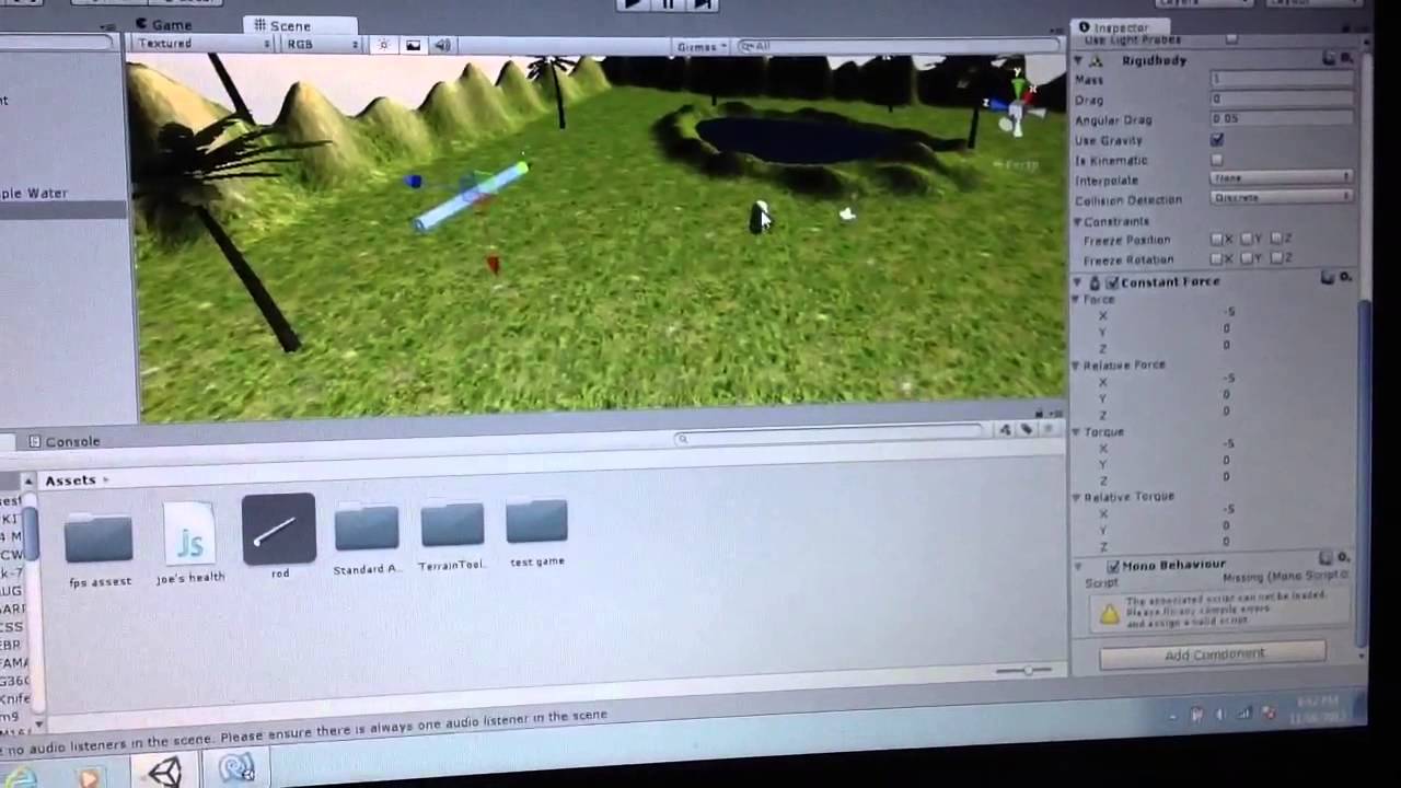 Health script in unity 4 - YouTube