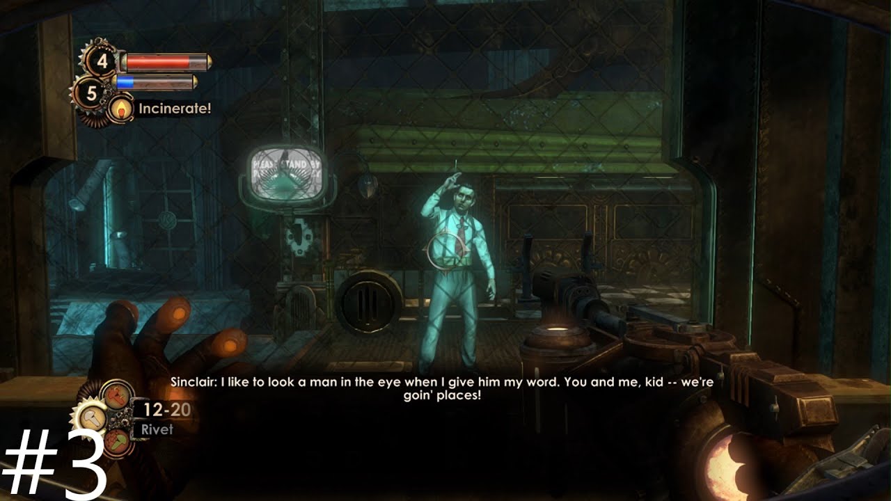 Bioshock 2 Walkthrough pt 3 working With Sinclair - YouTube