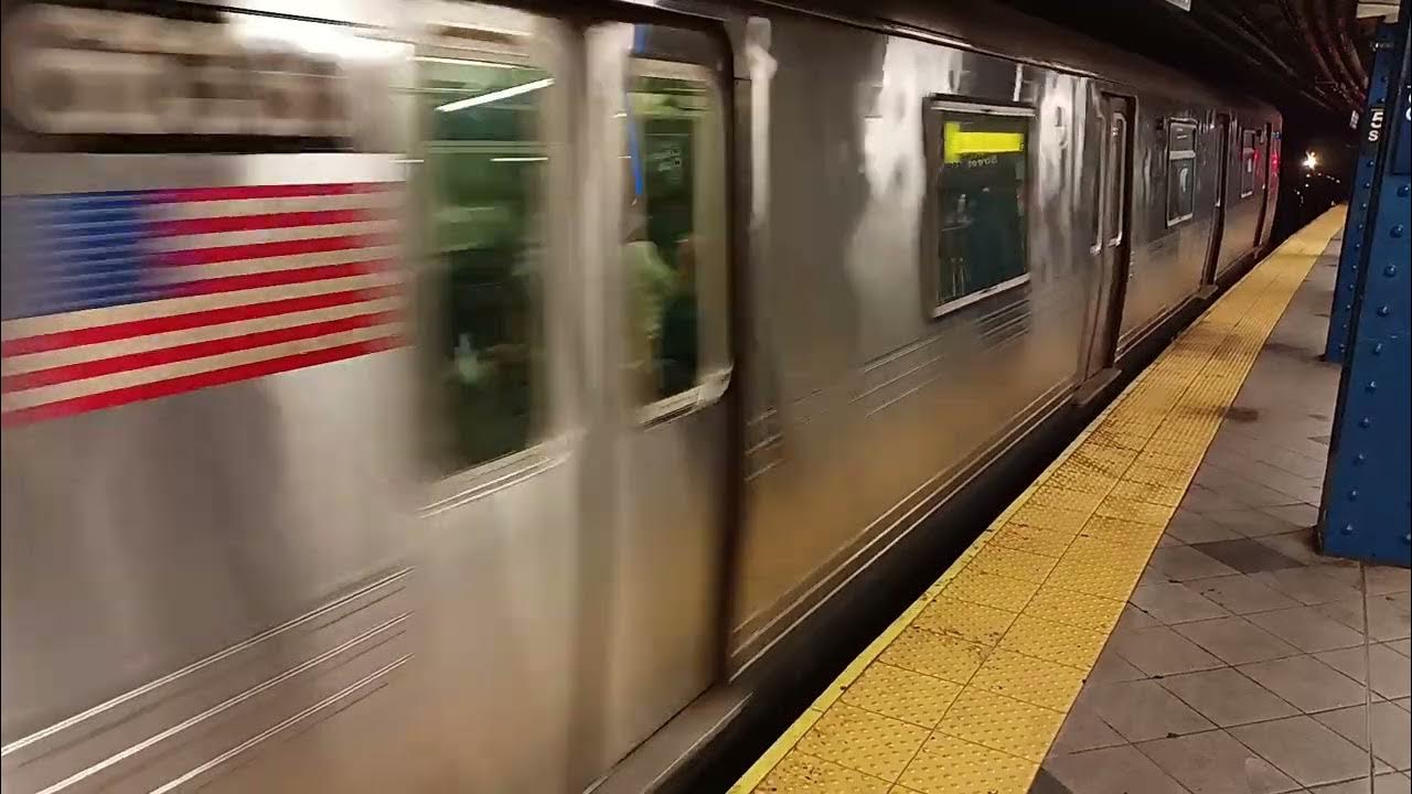 168th Street bound C train departing 59th Street-Columbus Circle, Day 2 - YouTube