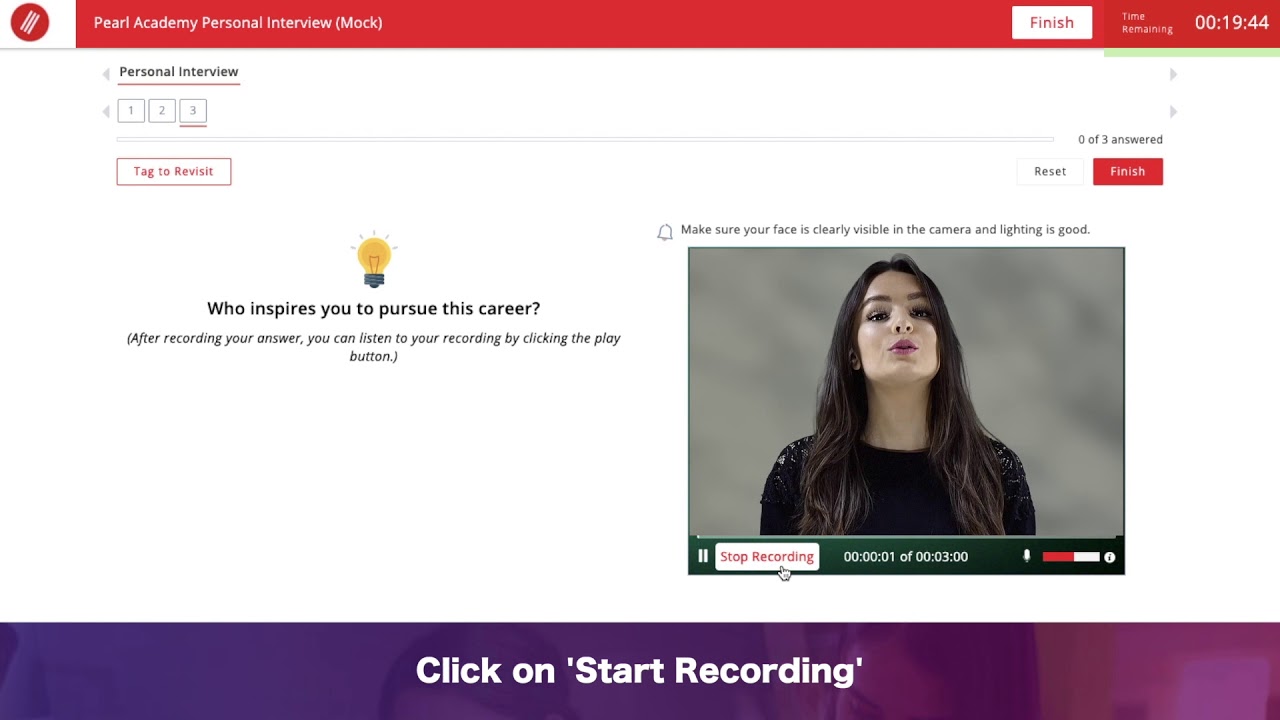 Pearl Academy Personal Interview Demo - YouTube