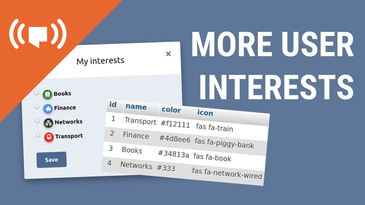 Flarum live coding - User interests extension part 2 - YouTube