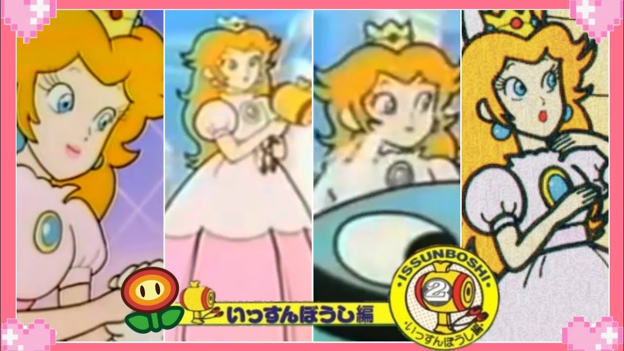 🌸 Amada Anime Series: Super Mario Bros (issunboshi) All Peach Scenes 🌸 ...