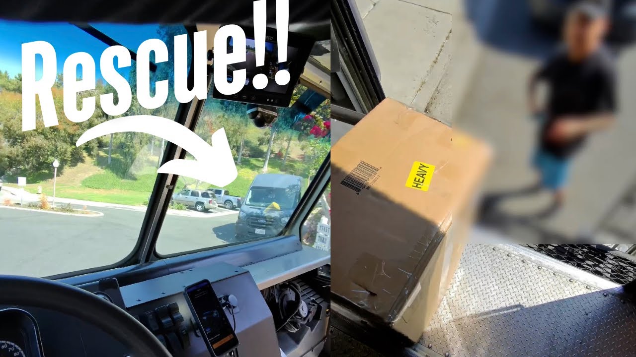 I Get Rescued Daily Now - Amazon Step Van Delivery Driver - YouTube