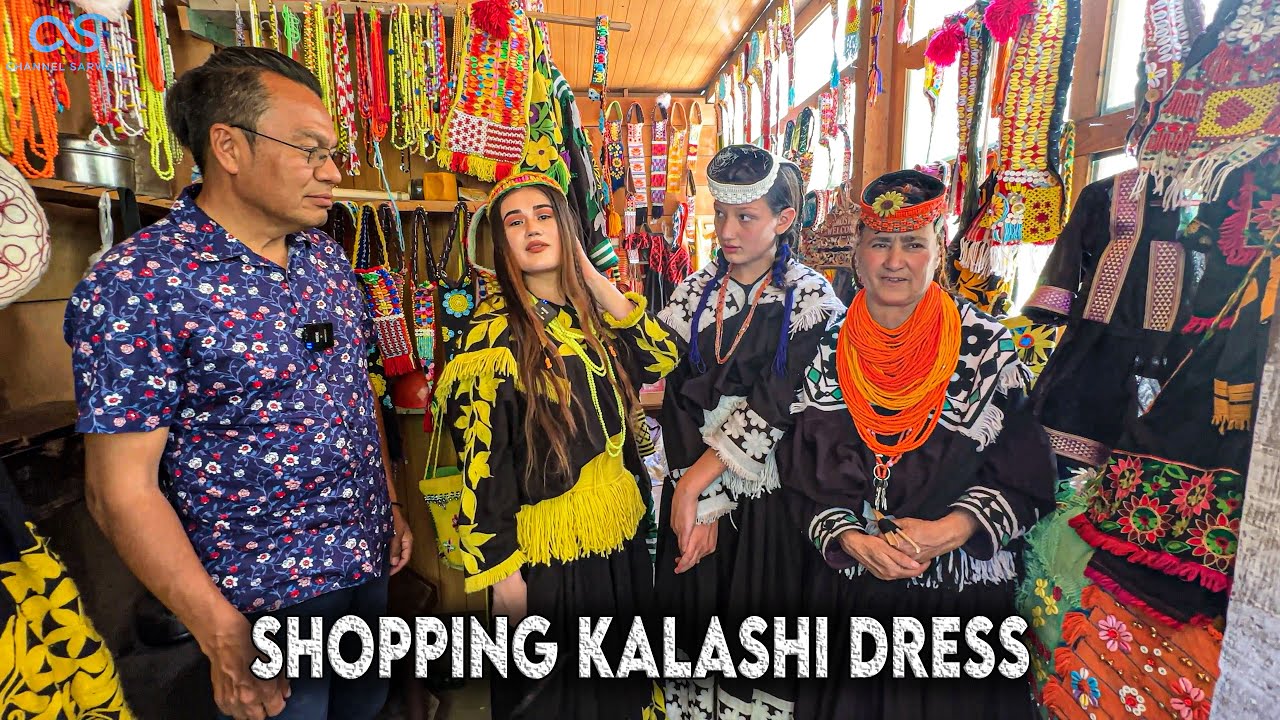 Kalashi Girls Help Me To Buy Dress From Kalash Valley - YouTube