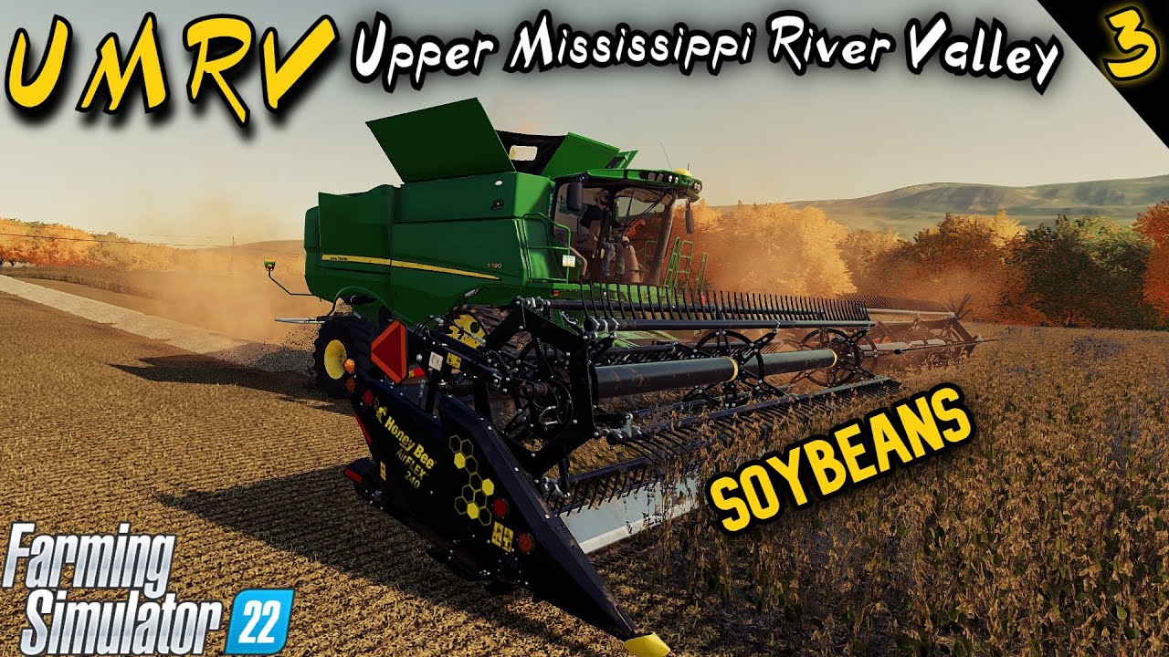 First Harvest | UMRV Upper Mississippi River Valley | FS22 | Episode 3 ...