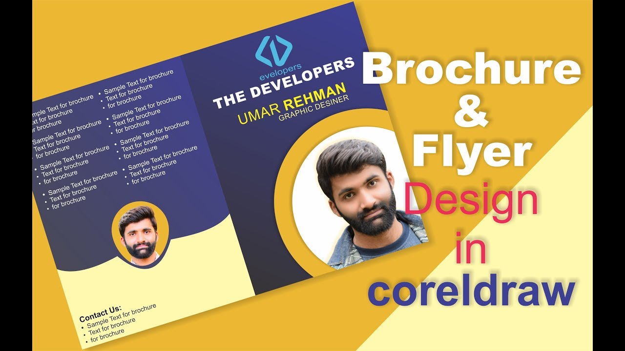 How To Design Brochure In Coreldraw YouTube How To Design Brochure In Coreldraw YouTube