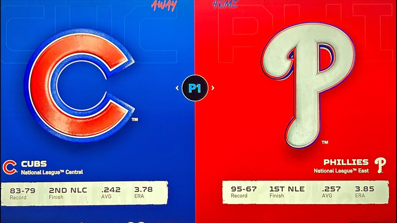 MLB Chicago Cubs vs Philadelphia Phillies - YouTube