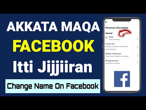 Akkata Maqaa Facebook Itti Jijjiiran