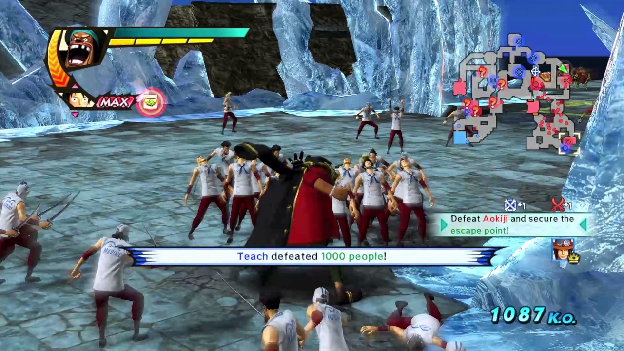 One Piece Pirate Warriors 3 Play as Blackbeard BOSS Version - Using CPU ...