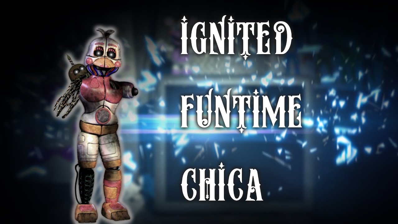 [FNAF | Speed Edit] Making Ignited Funtime Chica - YouTube