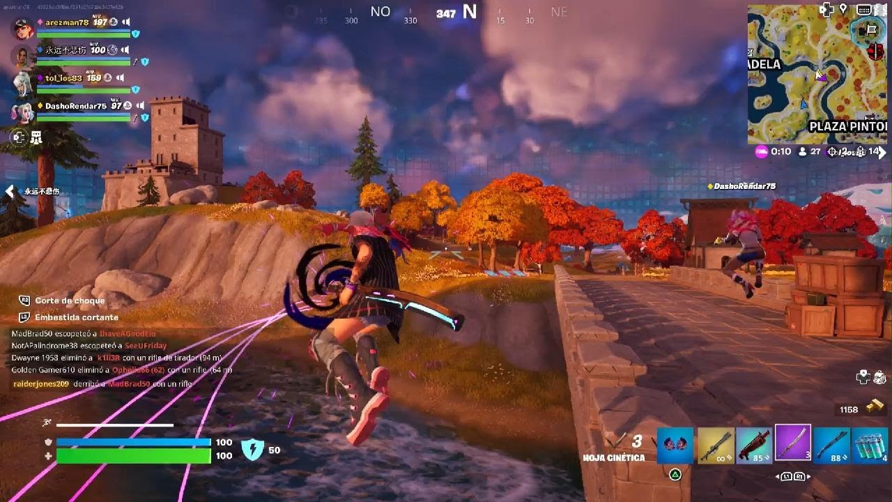 Fortnite // Victoria con randoms cero construcción // cap 4 temp 2 ...