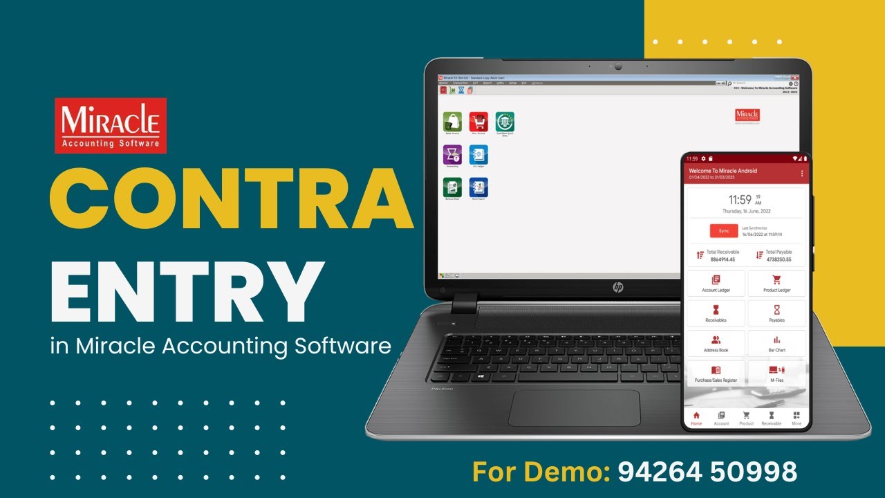 Learn Contra Entry in #miracleaccountingsoftware #tutorial #accounting ...