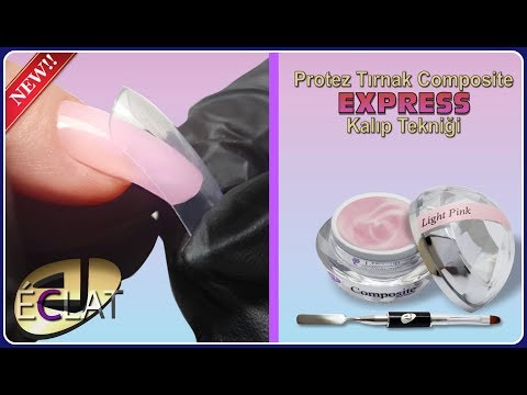 Protez Tırnak COMPOSİTE EXPRESS Kalıp Tekniği/30 dakikada Protez Tırnak Uygulaması