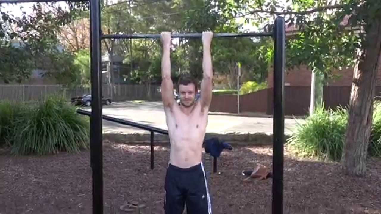 Underhand Grip Two Point Flex Hang Tutorial - YouTube