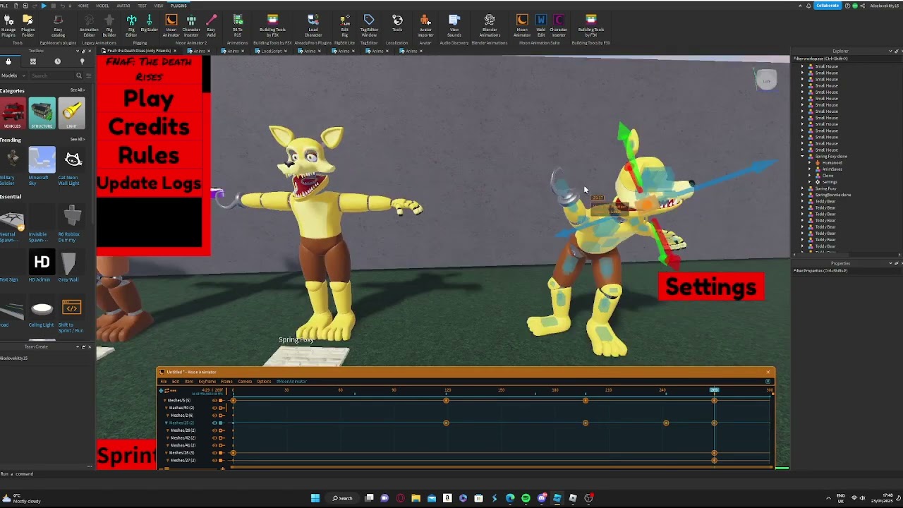 Making a Perform for Spring Foxy - YouTube