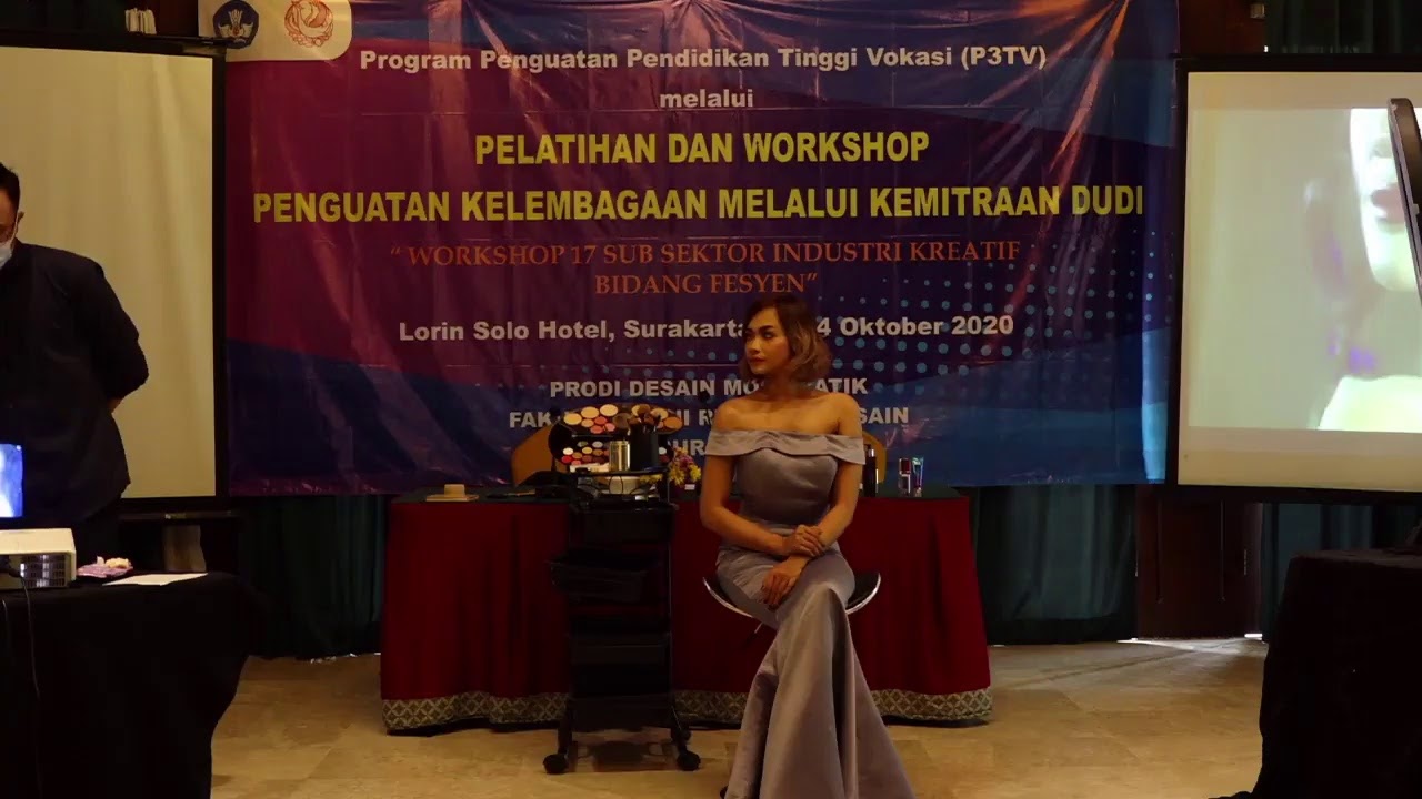 "WORKSHOP MAKE UP bersama narasumber LT Pro" - Program P3TV - PRODI DESAIN MODE BATIK ISI ...