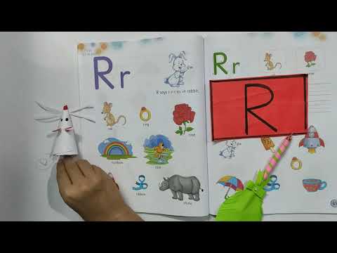 Introduction of Letter R| How to write letter R | phonics of letter R ...
