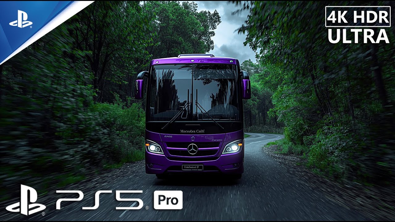 Bus Simulator 21 Next Stop: Kika driving a Mercedes on PS5 PRO HDR 4K ...