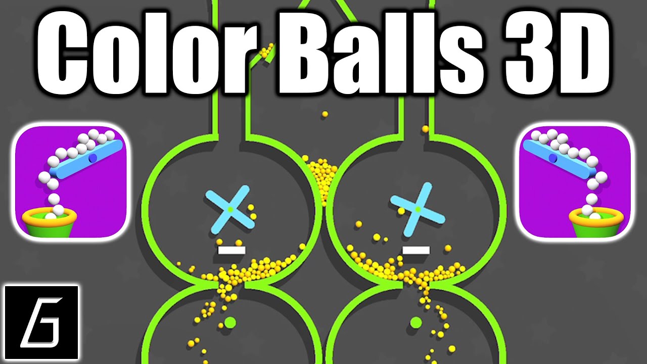 Color Balls 3D Gameplay - First Levels 1 - 30 (iOS - Android) - YouTube