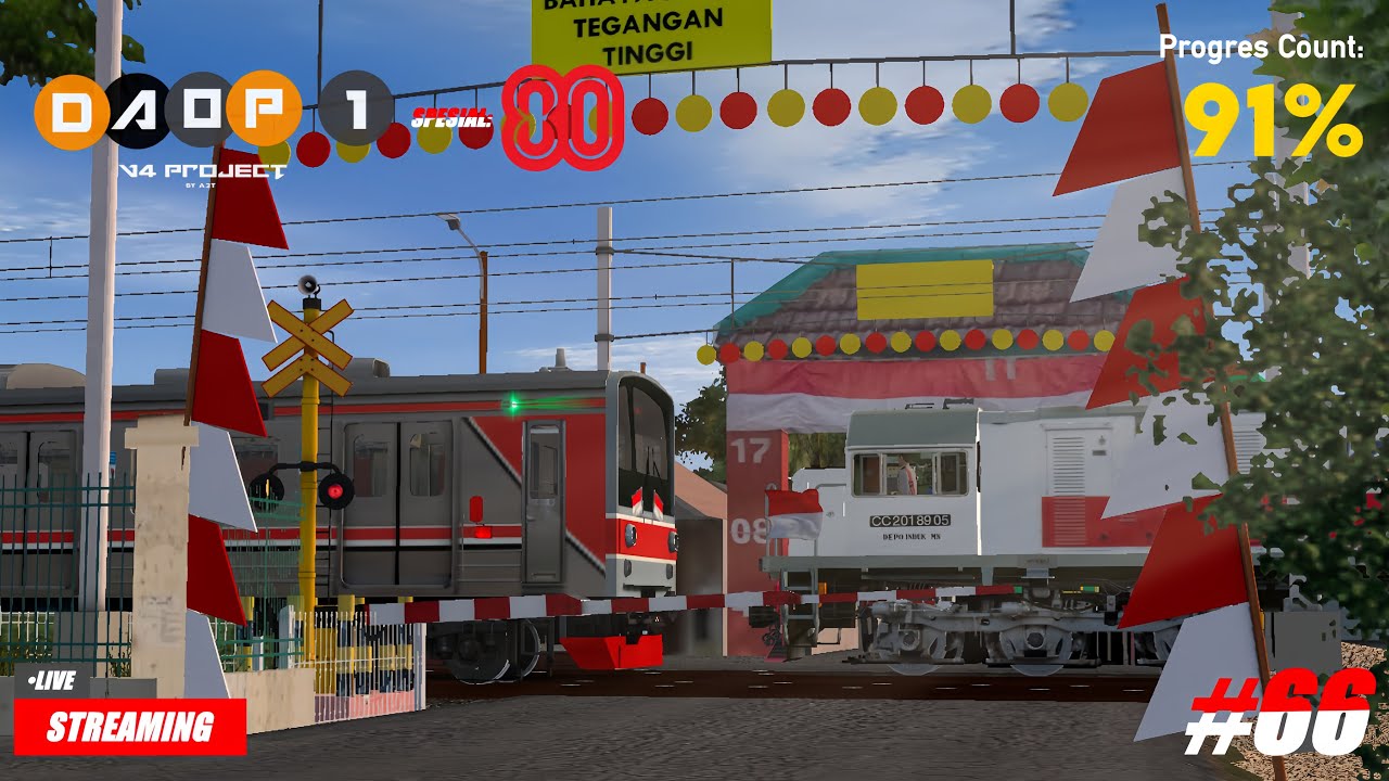 🔴Live | Membuat Rute Daop 1 Jabodetabek V4 By A2T [#66] | Kalian 17-an ...
