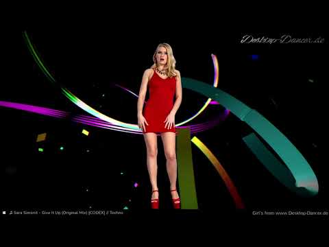 ♫ Sara Simonit ♫ Give It Up ♫ Techno ♫ Desktop Dancer Music ♫