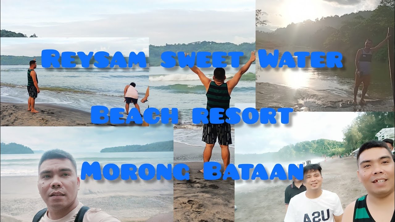 our first day at reysam sweet Water beach resort here in morong Bataan ...