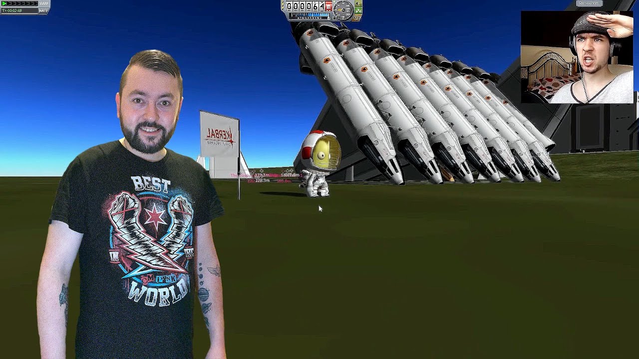 Kerbal Space Program 29 | PLANE STACK CHALLENGE REACTION - YouTube