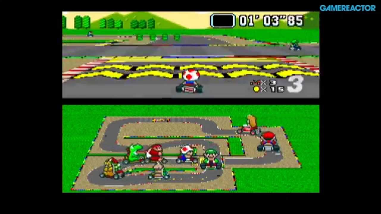 Super Mario Kart - Retro Gameplay - YouTube